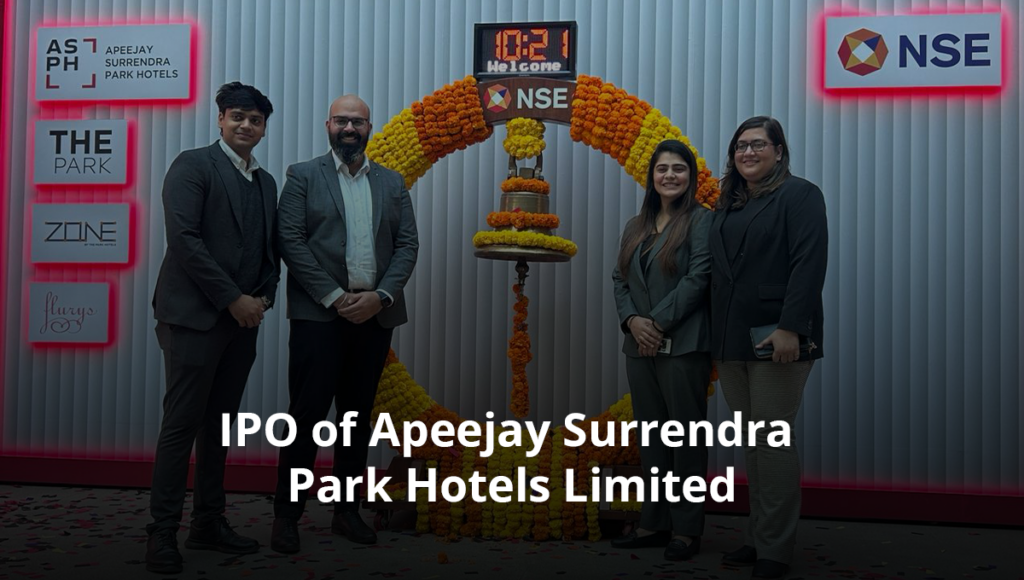 IPO of Apeejay Surrendra Park Hotels Limited - JSA