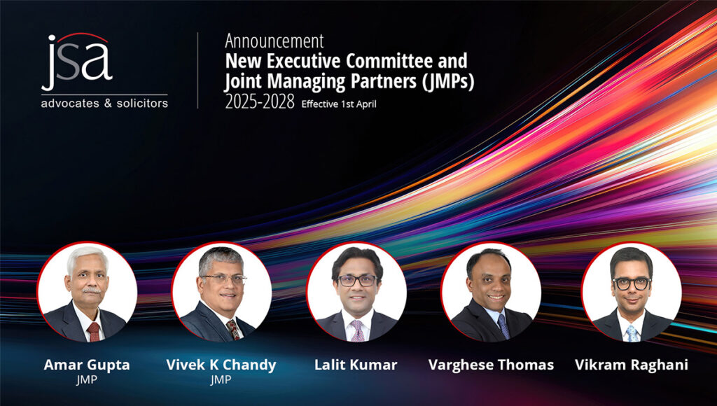 JSA Partnership Elects New Executive Committee and Joint Managing Partners - JSA